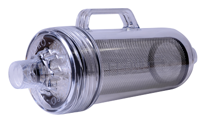 Hydro Filter Inline Waste Filter - Clear